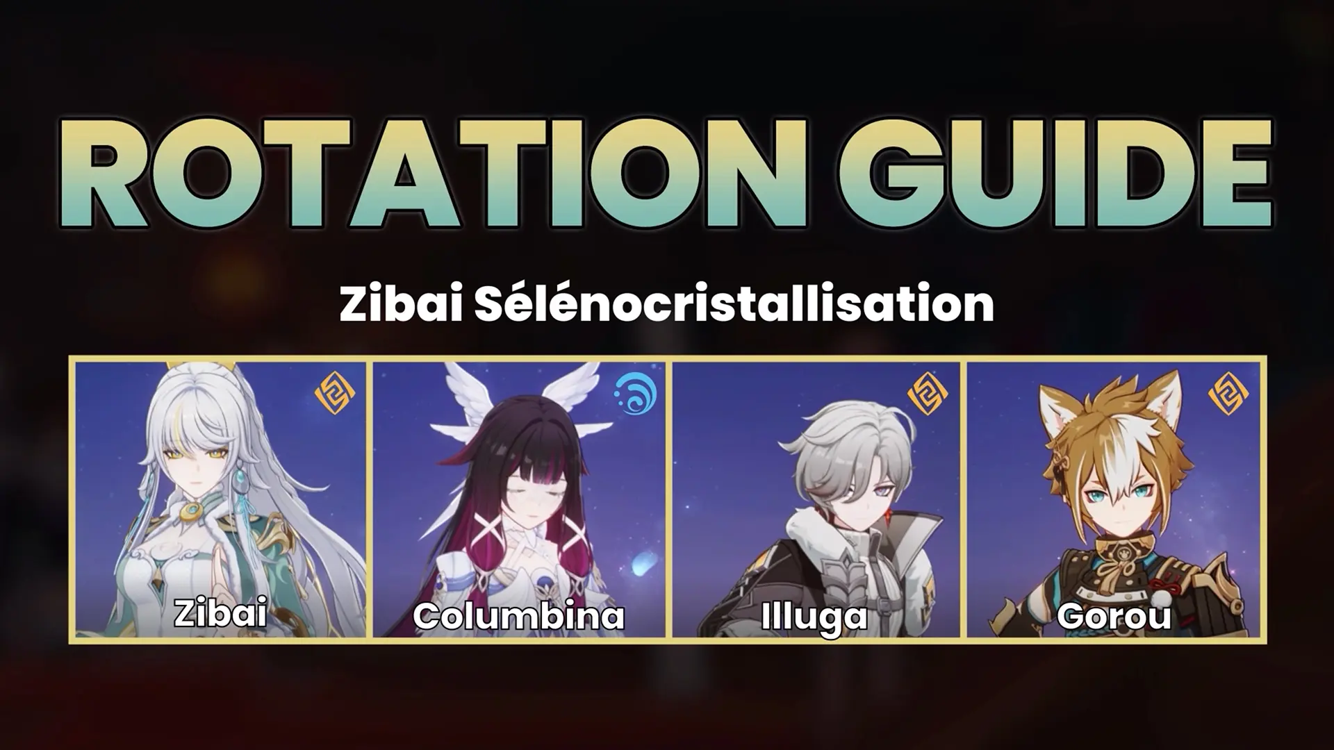 Rotation : Zibai Sélénocristallisation (Columbina, Illuga, Gorou) - La ...